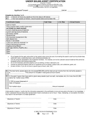 Fillable Online HOTMASorting the THREE New $50000 Asset Rules Fax Email ...
