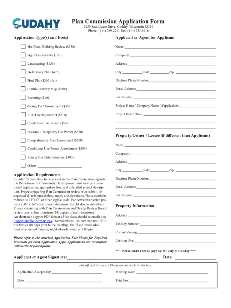 Fillable Online 5050 South Lake Drive, Cudahy, Wisconsin 53110 Fax ...