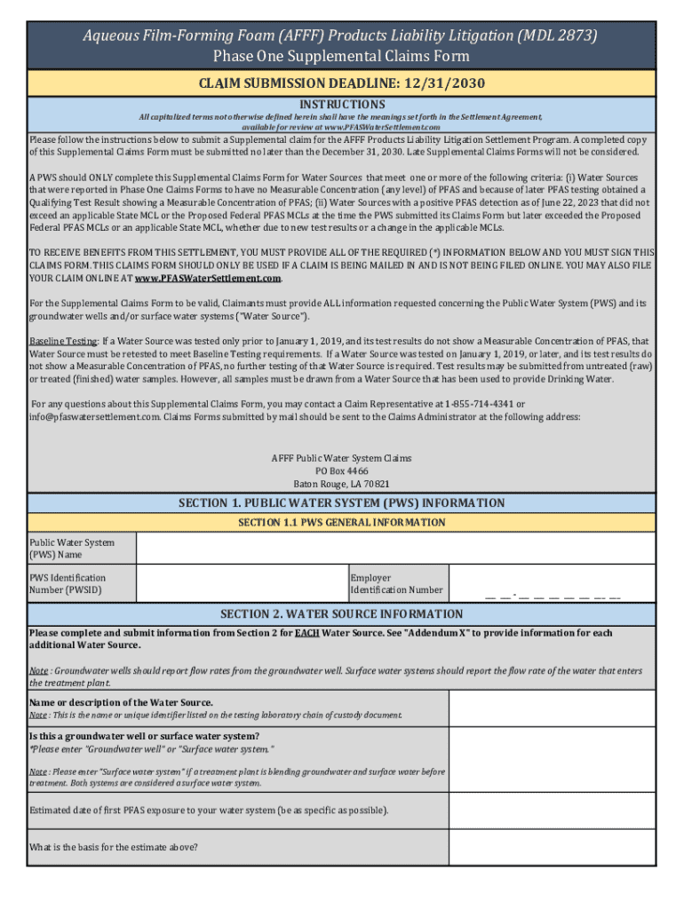 Fillable Online claim submission deadline Fax Email Print - pdfFiller