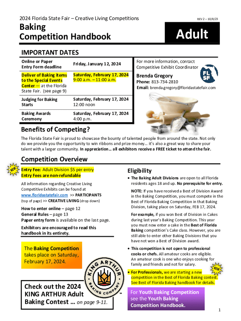 Fillable Online Deliver of Baking items Fax Email Print - pdfFiller