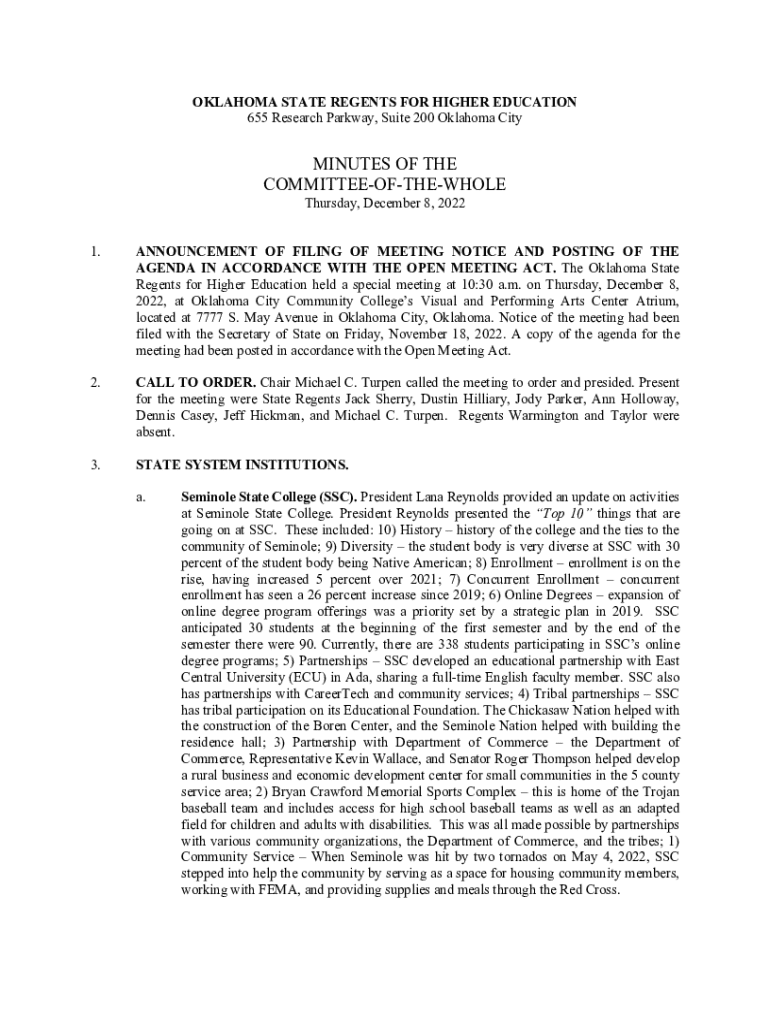 Fillable Online 2022, at Oklahoma City Community Colleges Visual and Performing Arts Center ...