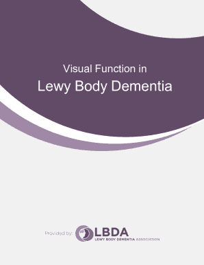 Fillable Online Analysis of primary visual cortex in dementia with Lewy ...