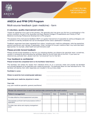 Fillable Online multi-source-feedback-clinical-support-form. ... Fax ...