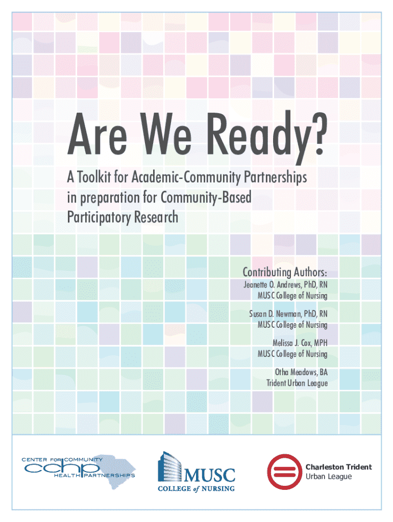 Fillable Online policylab chop A Toolkit for Academic-Community ...