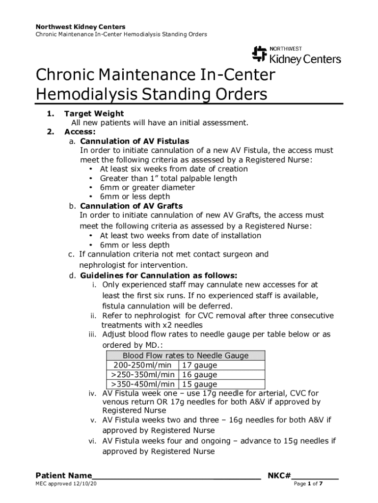Fillable Online In-Center Hemodialysis Six Times per Week versus Three ... Fax Email Print ...