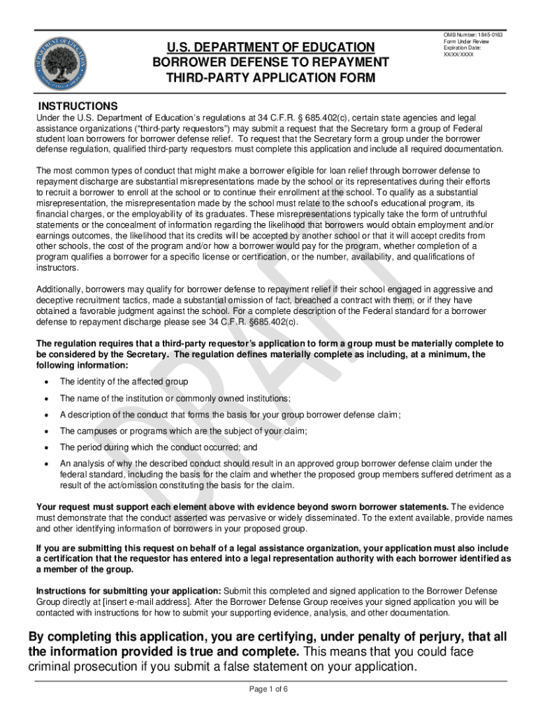 Fillable Online 34 CFR685.206 - Borrower responsibilities and defenses ...