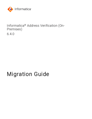 Fillable Online Informatica Address Verification (On-Premises) - 6.4.0 ...