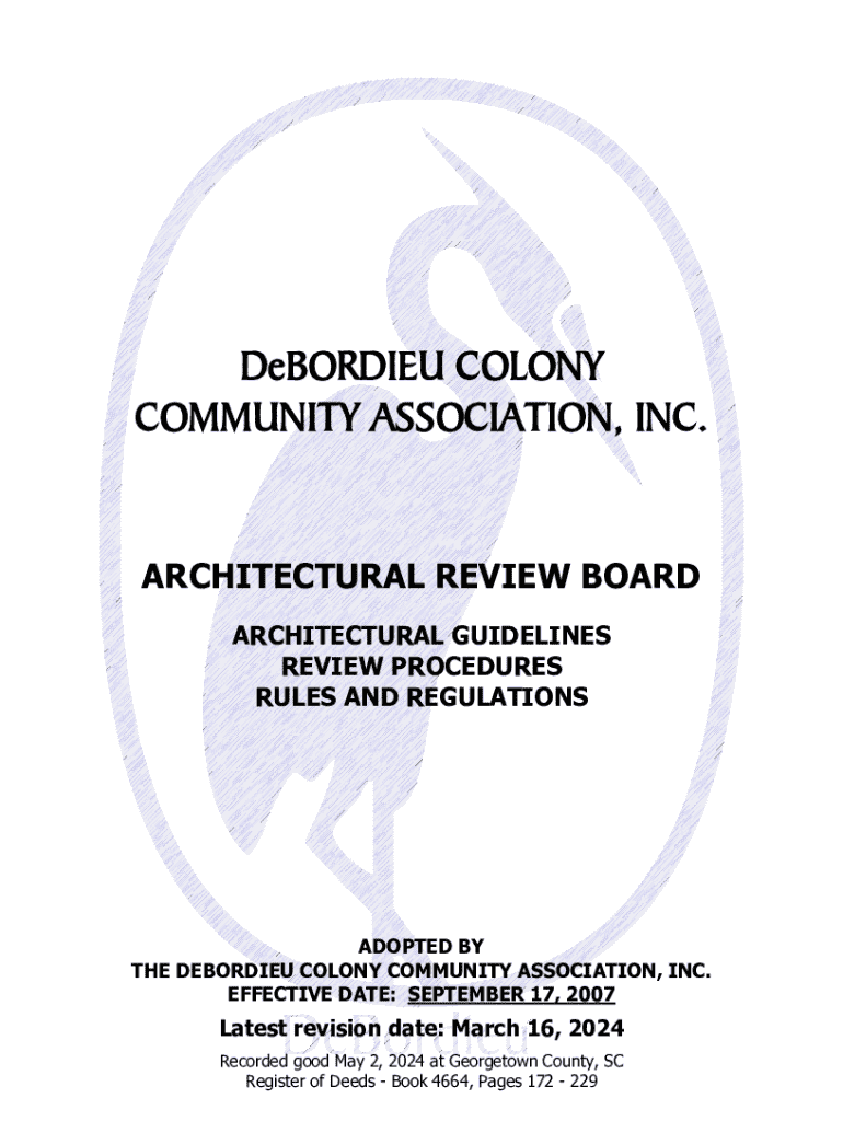 Fillable Online ARB Guidelines and Procedures Fax Email Print - pdfFiller