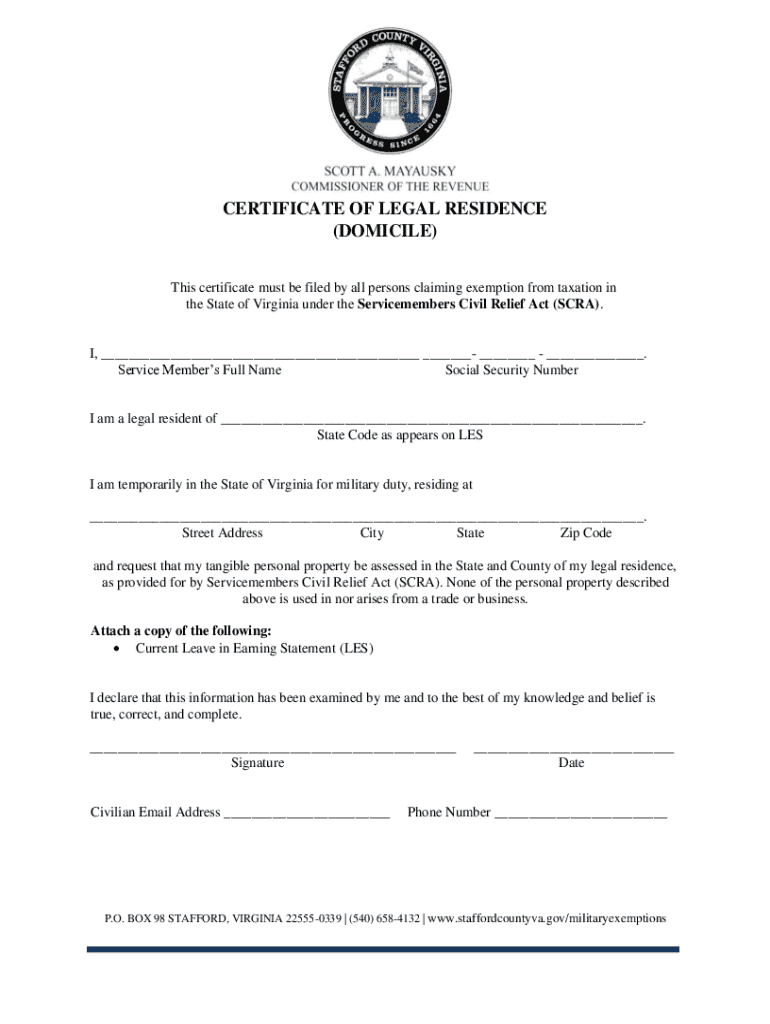 Fillable Online Active Duty Military Exemption Request Form Fax Email ...