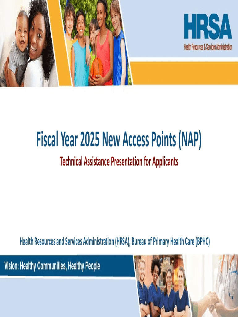 Fillable Online bphc hrsa Technical Assistance Presentation for ...