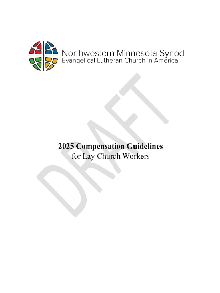 Fillable Online 2025 Compensation Guidelines for Ministers of Word and ...