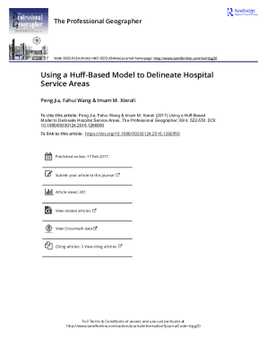 Fillable Online Using a Huff-Based Model to Delineate Hospital ... Fax ...