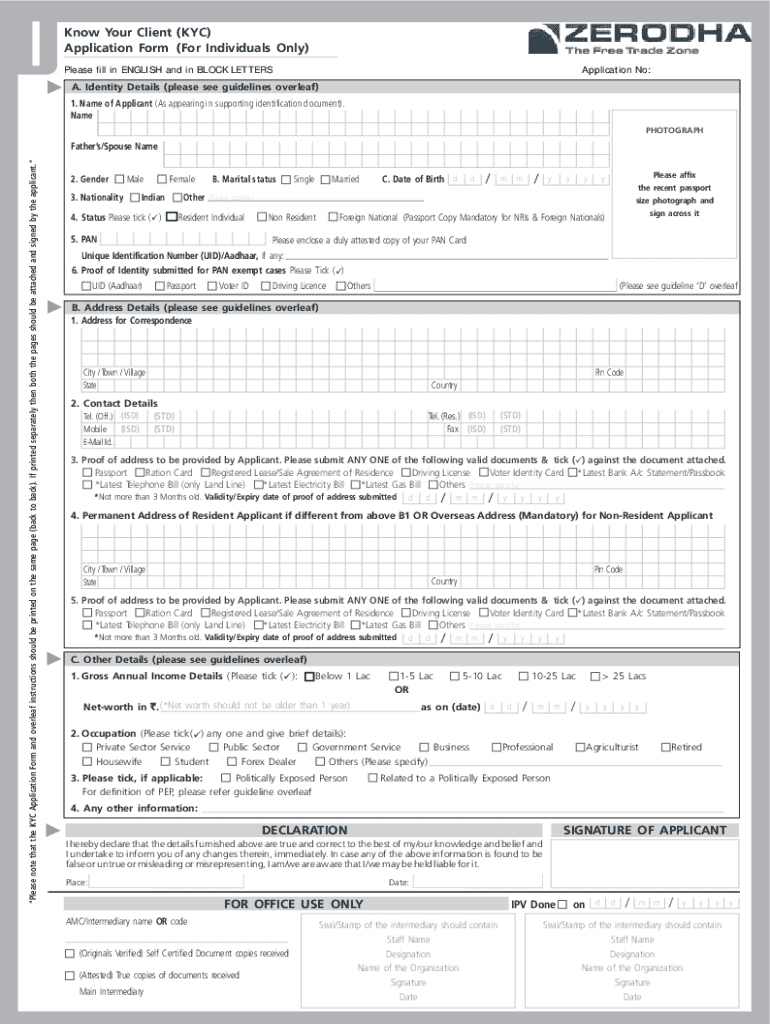 Fillable Online 18 Printable ckyc form Templates - Fillable Samples in ...
