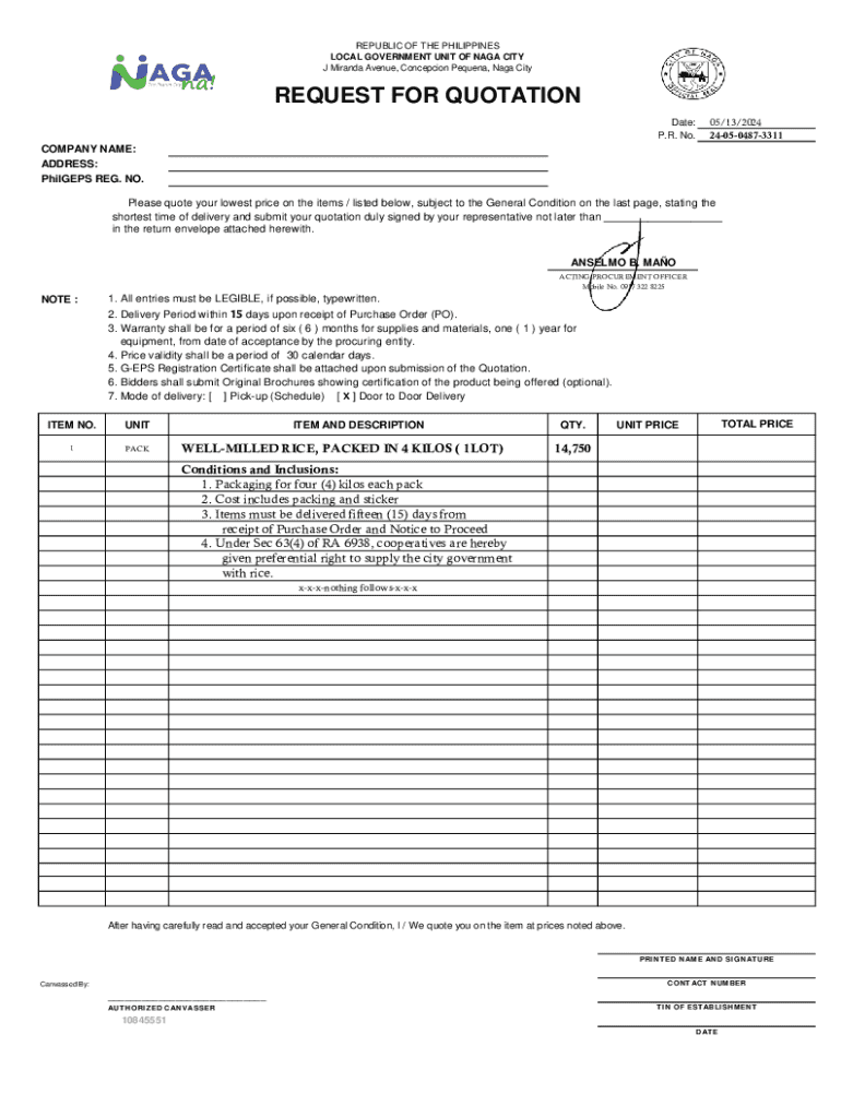 Fillable Online COA Prescribed Forms - Naga City Fax Email Print ...