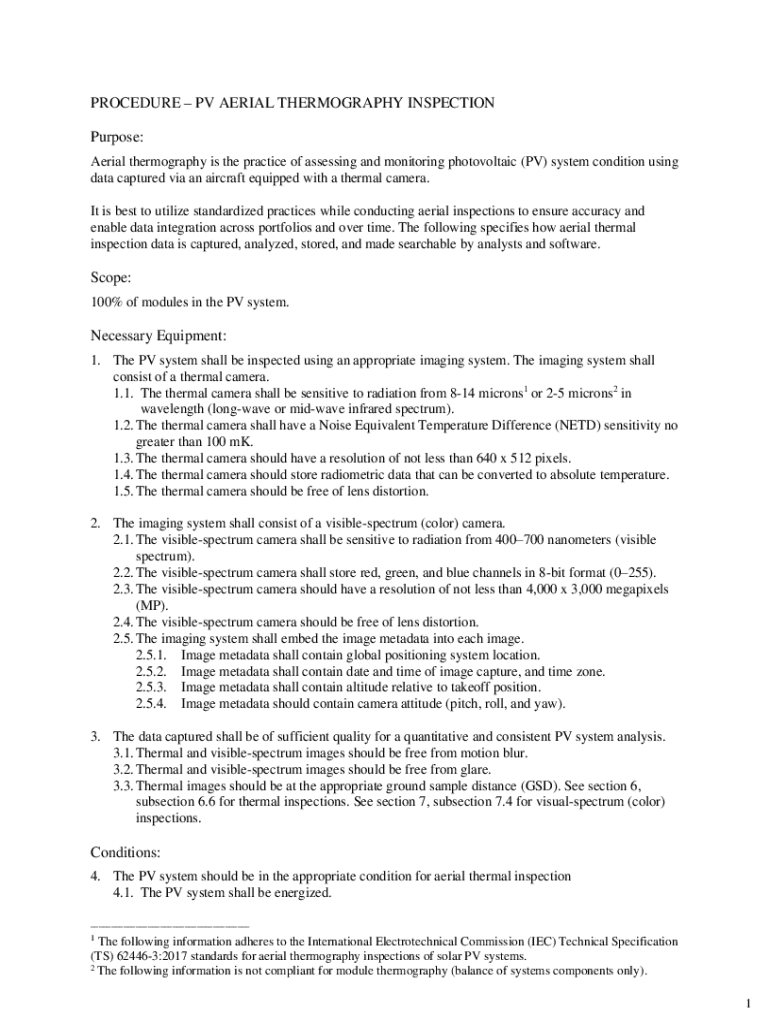 Fillable Online Here Are The Top 5 Best PV System Inspection Methods ...