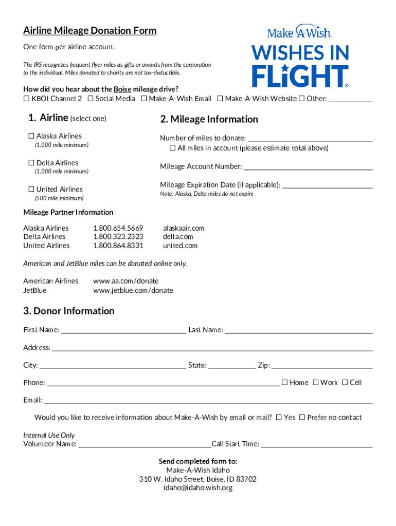 Fillable Online Form 709 and airline miles gift Fax Email Print - pdfFiller
