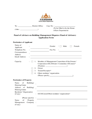 Fillable Online Building Management Ordinance (Cap.344) How to Form ... Fax Email Print - pdfFiller