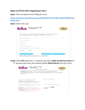 Fillable Online apsbangalore edu Steps to fill the KCET Application ...