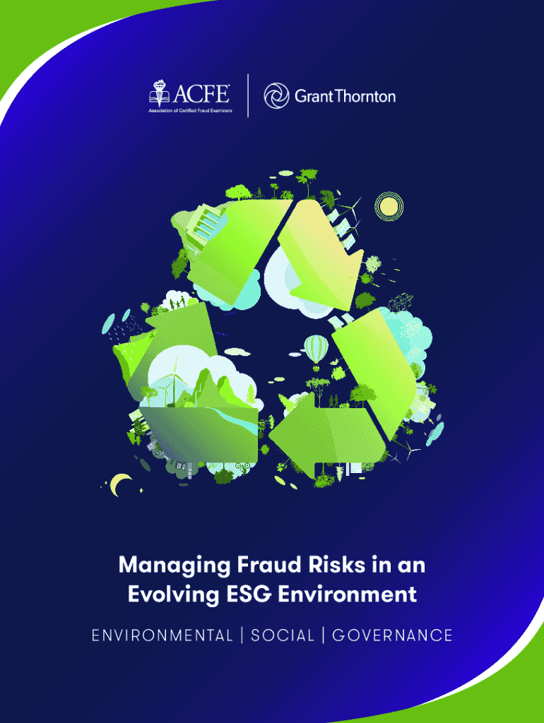 Fillable Online Managing Fraud Risks in an Evolving ESG Environment Fax ...