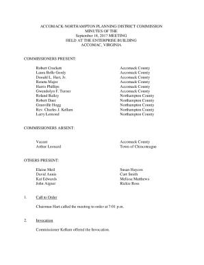 Fillable Online Seconded by Commissioner Major, the motion carried by ...