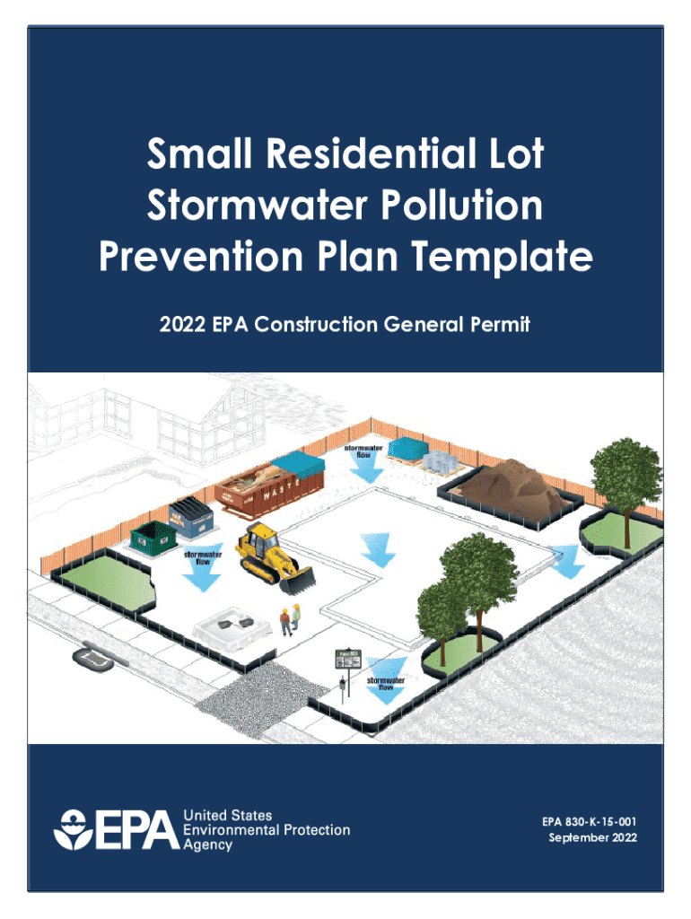 Fillable Online Small Residential Lot Stormwater Pollution Prevention ...