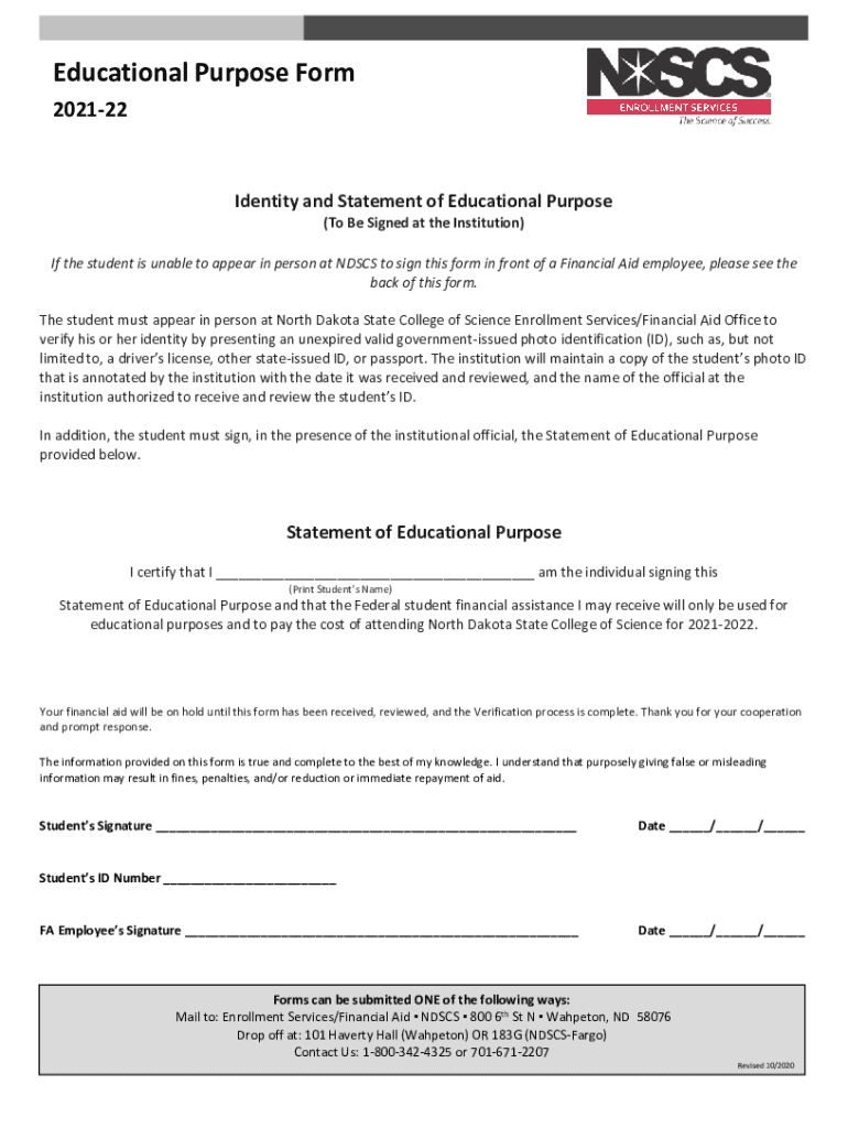 Fillable Online FormsNorth Dakota State College of Science ... Fax Email Print - pdfFiller