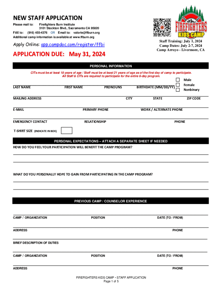 Fillable Online Kristen Graham, Author at Firefighters Burn Institute ...