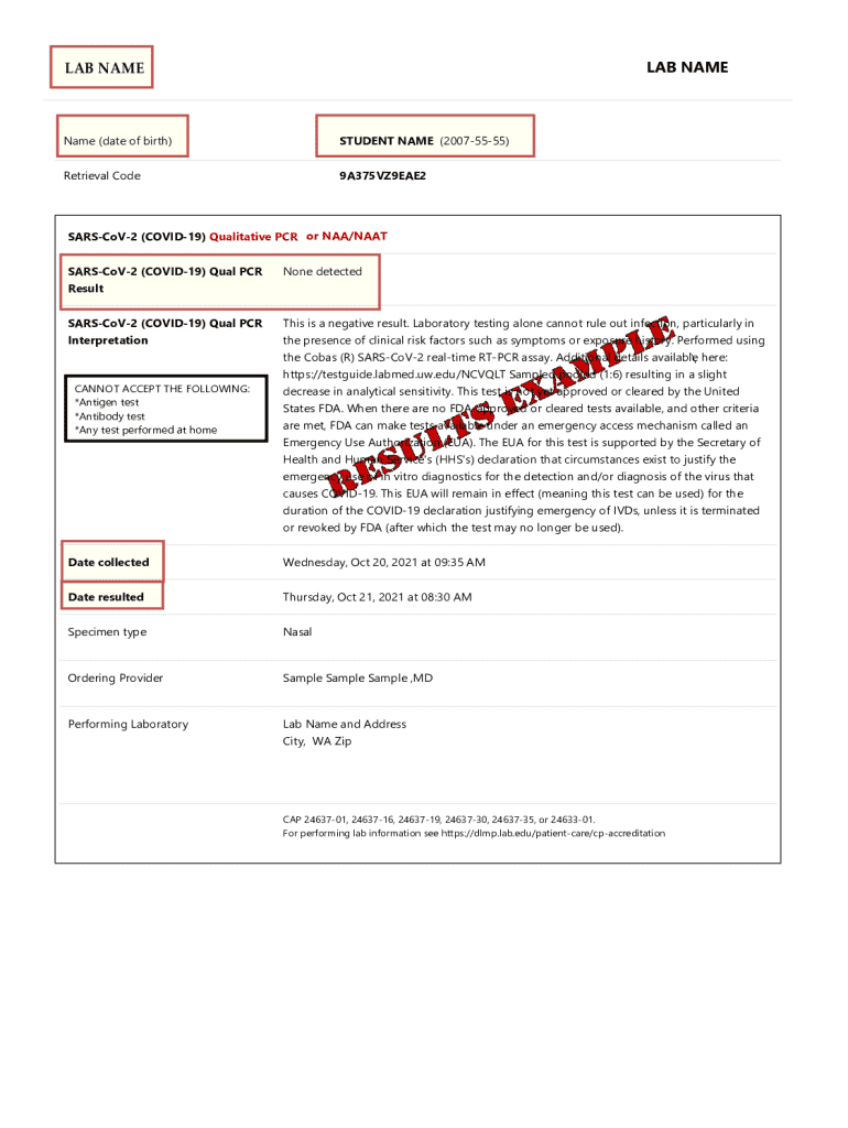 Fillable Online A new qualitative RT-PCR assay detecting SARS-CoV-2 Fax ...