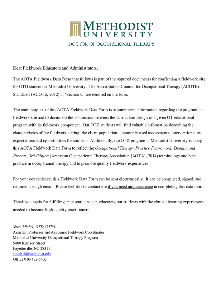 Fillable Online Fillable Online Fieldwork Educators Certificate Workshop Fax Email Print - pdfFiller