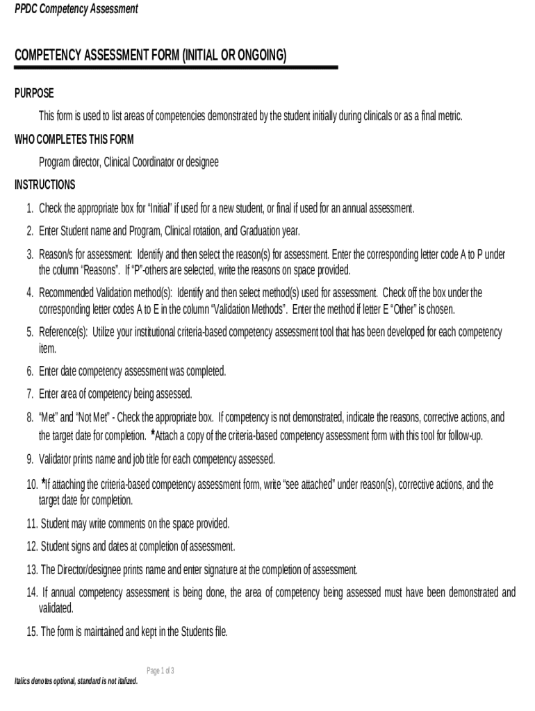 Development of a competency-based assessment for ... Doc Template ...