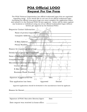 Fillable Online POA Official LOGO Fax Email Print - pdfFiller