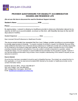 Fillable Online ESA-Request-Form.doc Fax Email Print - pdfFiller