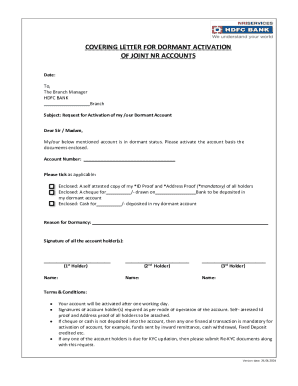 Fillable Online Request Letter Format For Dormant Account ActivationPDF ...