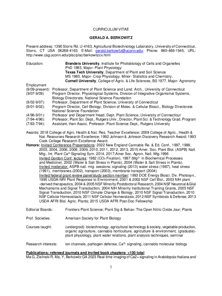 Fillable Online Gerald BerkowitzBridge to the Doctorate STEM Program ...