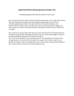 Fillable Online dbhds virginia Supported Decision-Making Agreement ...