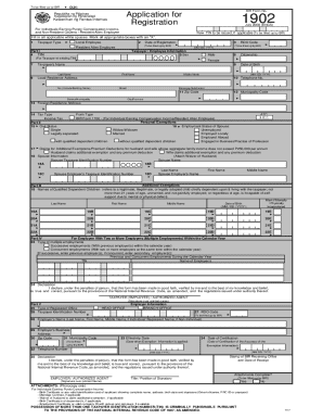 Fillable Online BIR FORM NO 1902 application for registration Fax Email ...