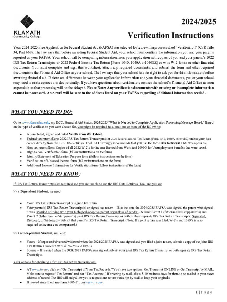 Fillable Online Your 2024-2025 Free Application for Federal Student Aid (FAFSA) was selected for ...