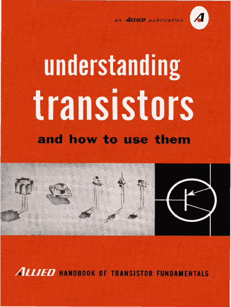 Fillable Online Allied-Understanding-Transistors-And-How-To-Use-Them ...