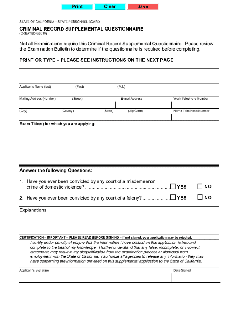 Fillable Online California Department of Justice, Office of Attorney ...