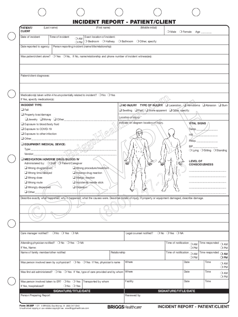 Fillable Online Incident Report Form (Word).doc Fax Email Print - pdfFiller