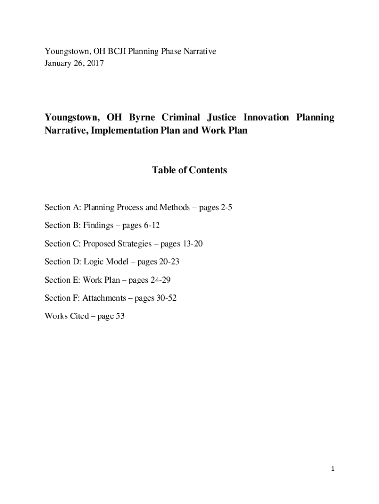 Fillable Online Youngstown, OH Byrne Criminal Justice Innovation ...
