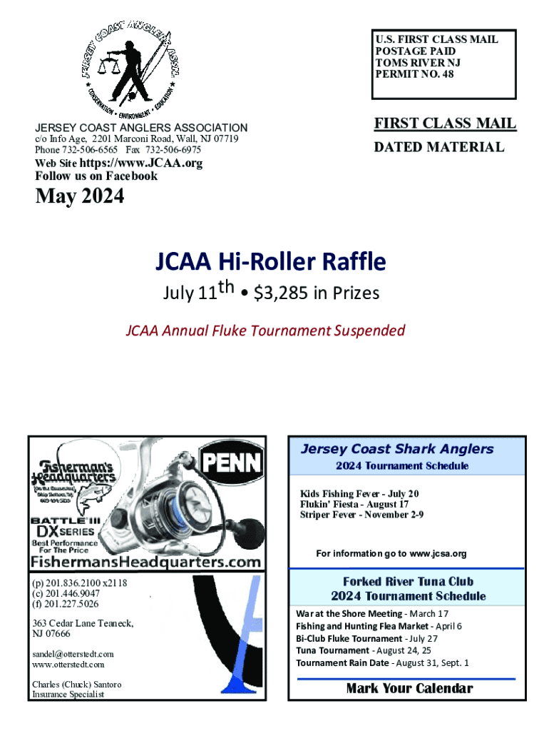 Fillable Online JCAA Hi-Roller Raffle Fax Email Print - pdfFiller