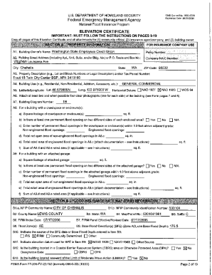 Fillable Online FEMA Elevation Certificate Packet.pdf Fax Email Print ...