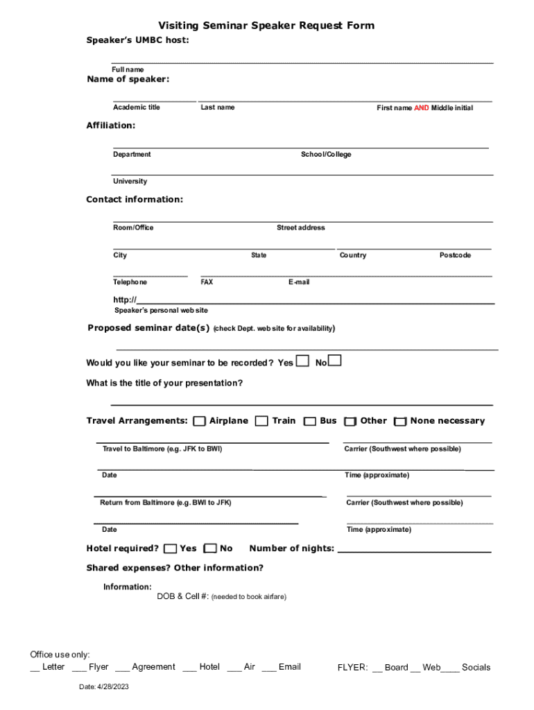 Fillable Online Request a Workshop Fax Email Print - pdfFiller