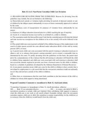 Fillable Online Rule 32 (A)(1) Non-Parent Custodian Child-Care ...