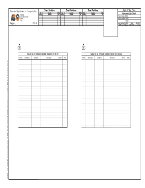 Fillable Online Sheet 5.02 of Right of Way Plans for easement tables ...