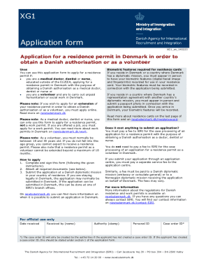 Fillable Online XG1 Application form Fax Email Print - pdfFiller