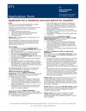 Fillable Online ST1 - Application form Fax Email Print - pdfFiller