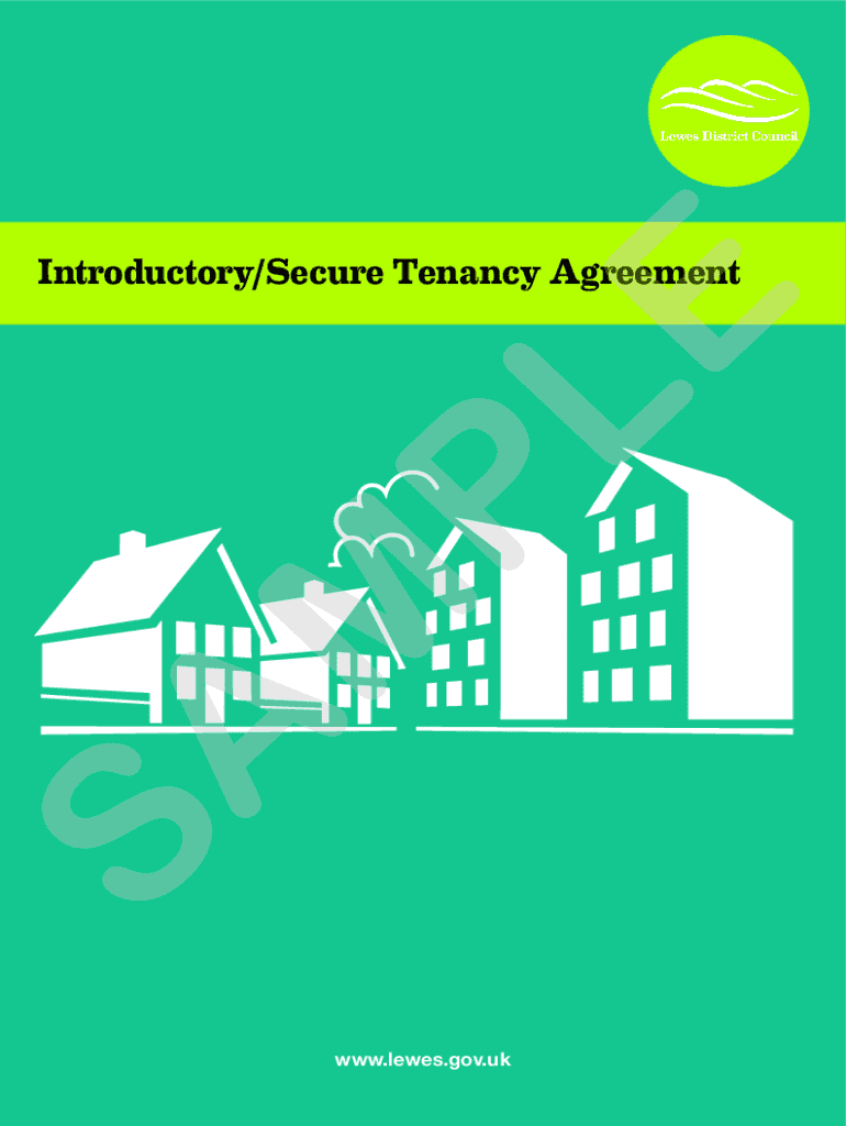 Fillable Online Sample tenency agreement for Lewes District Council ...