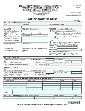 Fillable Online ER-Sub form - Employer Request for Subsidy 2023. ER Sub ...